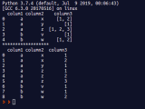 Python Converting A Nested List To A Pandas Dataframe Stack Overflow