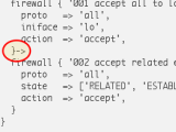 Puppet Firewall Module Syntax Unix Linux Stack Exchange