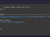 Python No Numeric Types To Aggregate Stack Overflow