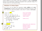 Vector Space Axioms Examples Linear Subspaces