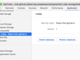 Google Chrome How To Delete Indexeddb Stack Overflow