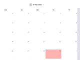 Javascript How To Change Specific Days Background Color In