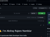 Github Profile Read Md File Not Displayed On My Profile Stack Overflow