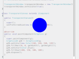Java Scrollable Jframe With Transparent Background Stack Overflow