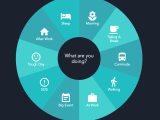 Android Creating A Menu In A Circular Layout Stack Overflow