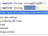 Java Android Studio Can Not Resolve Native Function Stack Overflow