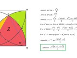 Geometry Find The Area Of The Shaded Region Of This Figure