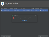 Android Studio Avd Manager Cannot Open Any Instance Of Any Virtual