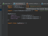 Javascript Angular2 Intellij Config Error Cannot Find Module