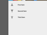 Right To Left Navigation Drawer Menu Using Android Design Support