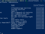 Powershell Display Feature Lists And Subfeatures Using Get