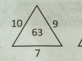 Pattern Find The Missing Number Triangle Puzzling Stack Exchange