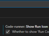 Python My Icon Of The Coderunner In Vs Code Is Not Showing Stack