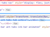 Css How To Style Antd Tabs Component Stack Overflow