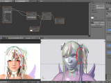 Node Editor Blender Cycles Hair Transparency Problem Blender Stack
