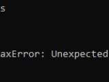 Node Js Why Do I Get Uncaught Syntaxerror Unexpected Identifier