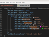 Visual Studio Code Vscode Tab Color Not Responding To Customization