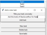 Python Tkinter Create A Variable For Each String Inside A Listbox