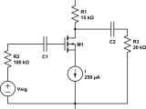 Common Source Mosfet Amplifier Schematic Analysis Electrical