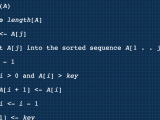 Python Why Does My Insertion Sort Algorithm Return Out Of Order