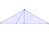 Geometry Isosceles Triangle And Altitude Mathematics Stack Exchange