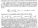 Linear Algebra Every Partially Defined Isometry Can Be Extended To A