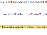 Objective C Xcode Incompatible Pointer To Integer Conversion