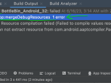 Java Can Not Extract Resource From Com Android Aaptcompiler Stack