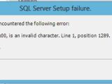 Getting Error While Installing Sql Server 2014 Stack Overflow