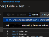 Python Azure Function App Timer Trigger Vs Manual Trigger In Azure