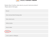 Typographical Errors In The Stack Overflow User Survey Meta Stack