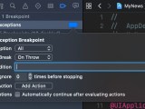 Ios How To Add Exception Breakpoint In Xcode Stack Overflow
