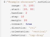 Javascript Drag The Range Of A Ui Input Range Slider Stack Overflow
