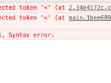 Uncaught Syntaxerror Unexpected Token