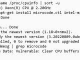 Server No Microcode Detected After Installation And Reboot Ask Ubuntu