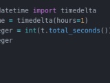 Python How Can I Convert Datetime Timedelta To Int Stack Overflow