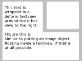 Android Textview Wrap Around View Stack Overflow