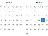 Bootstrap Datetimepicker Angularjs Daterangepicker Calendar Shows