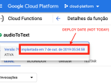 Gcloud Google Functions Code Deploy Not Reflecting On Server Stack
