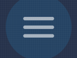 Css Html Rounded Corners Hamburger Menu Icon Using Material Icons
