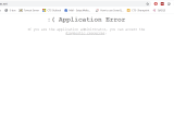 Azure Web App Showing Default Page Or Application Error After