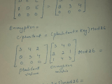 Linear Algebra Matrices Cryptography Mathematics Stack Exchange
