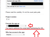 Share A Google App Script To Other Users Permission Requested