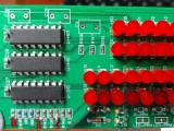 Diodes Resetting Two Cd4017 Counters Simultaneously Only One Resets