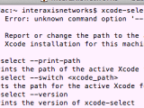 Terminal Xcode Select Install Xcode Select Error Unknown Command