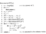 Understanding The Recursive Fast Fourier Transform Algorithm From Clrs