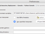 Python How To Set Pythonstartup Script For Intellij Pycharm Stack