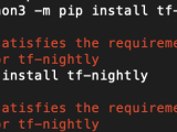 Python Pip Is Not Installing Tensorflow Nightly Mac Stack Overflow