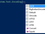 Powershell What Are The Options For The Encoding Parameter In The