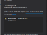 Microsoft Nuget Package Installation Failed Error While Installing